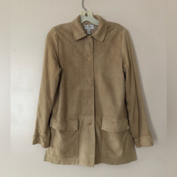 Talbots | Jackets & Coats | Talbots Genuine Leather Suede Jacket Size S ...